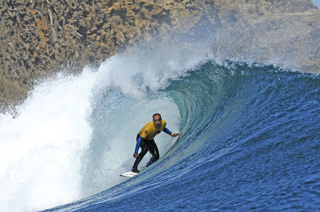 Surfing in Chile